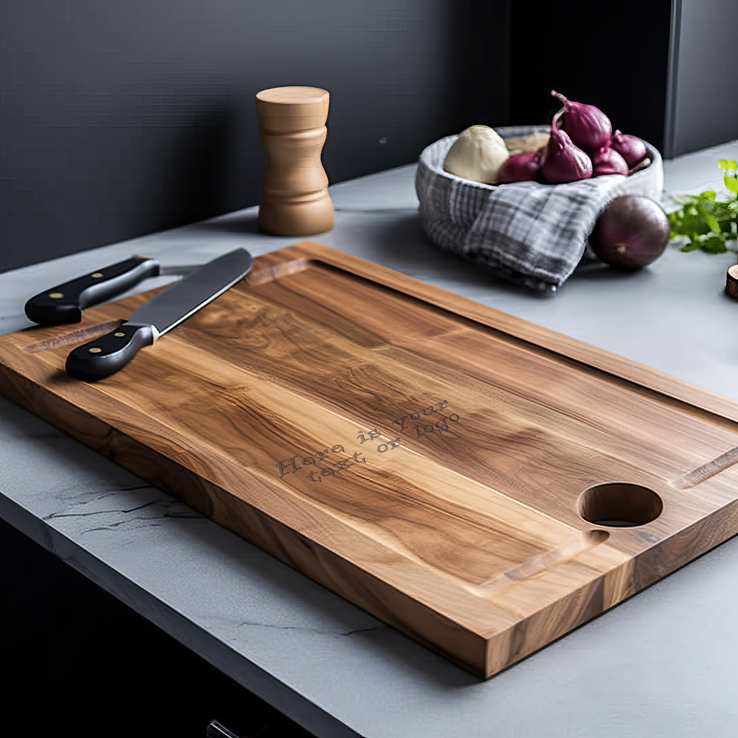 Cutting Board Mockup, Kitchen Mockup. PSD - Etsy