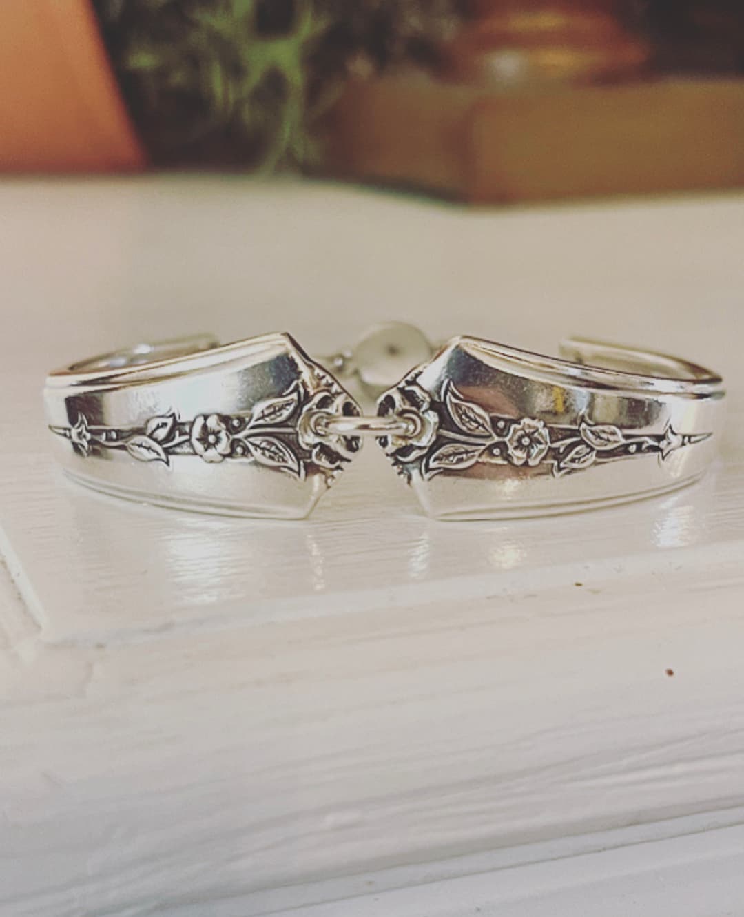 Spoon Bracelet- “SPRING GARDEN”, Vintage Bracelet, Silverware Bracelet ...