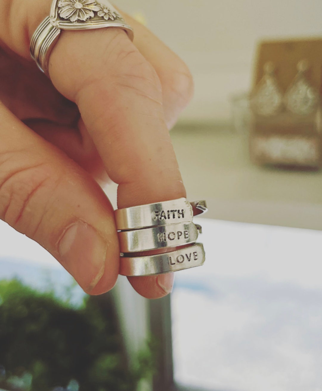 Custom Silverware Jewelry Made From Personal Silverware, Spoon Ring ...