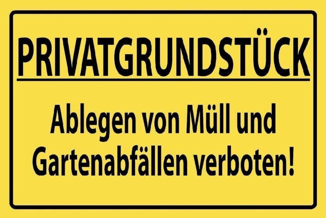 Private Property, Dumping of Garbage Prohibited 12x18/20x30/30x40 Sheet ...