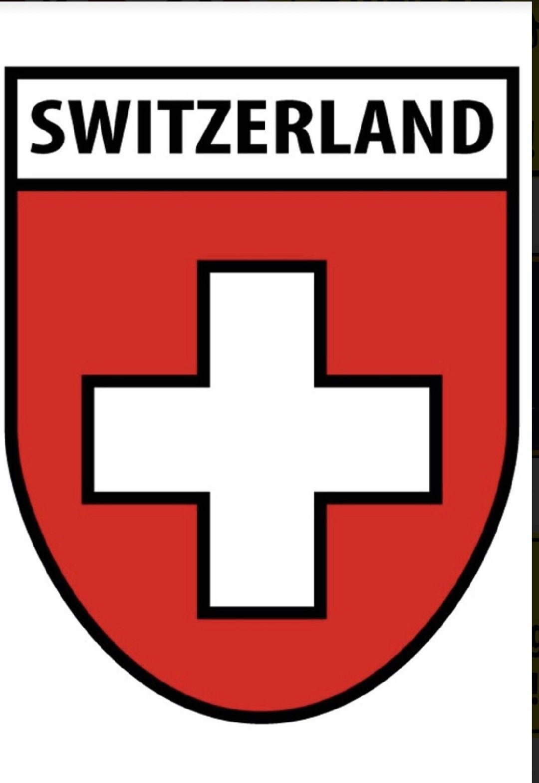Shield Coat of Arms Switzerland Suisse Switzerland 12x18/20x30/30x40 ...