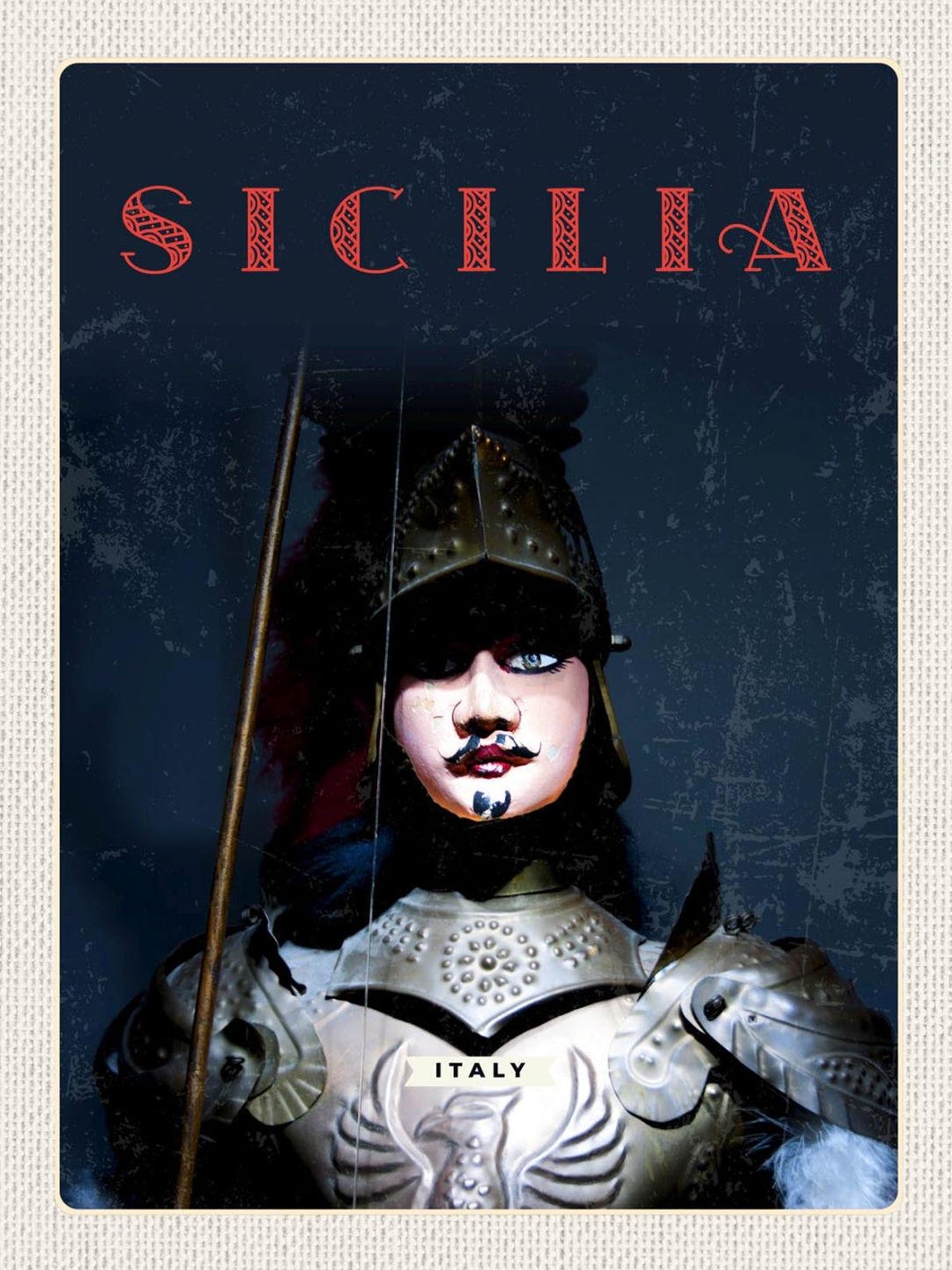 Sign Sicilia Italy Sicily Italy Doll Museum 12x18 20x30 30x40 Sheet ...