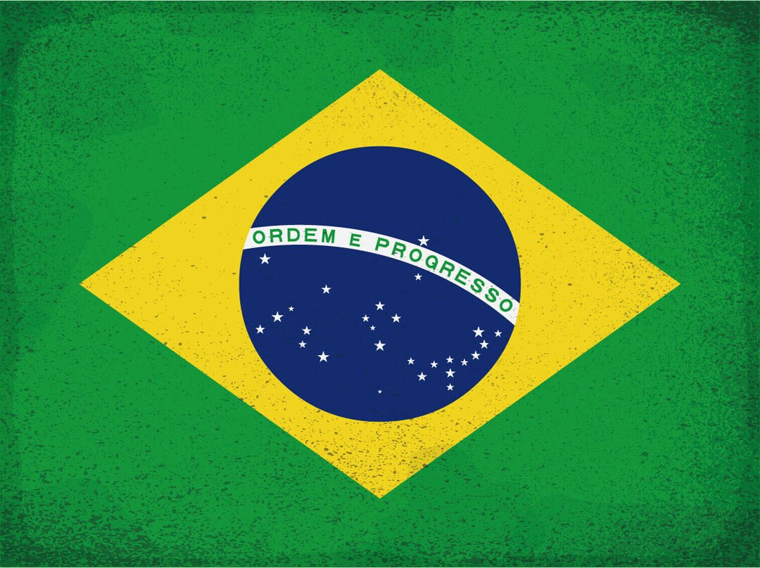 Shield Saying National Flag Brazil Jw - Etsy