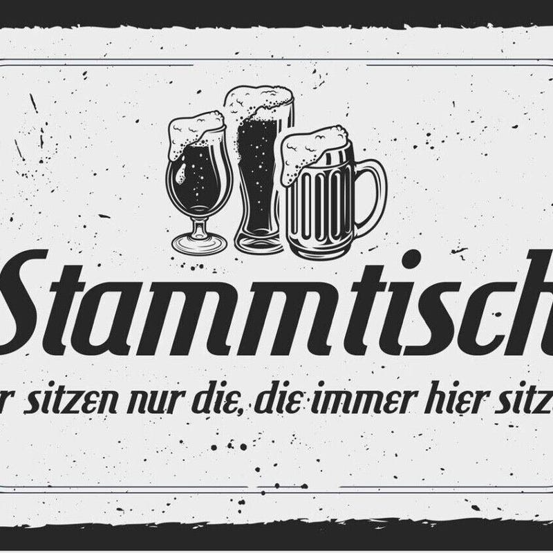Stammtisch schild - Etsy.de