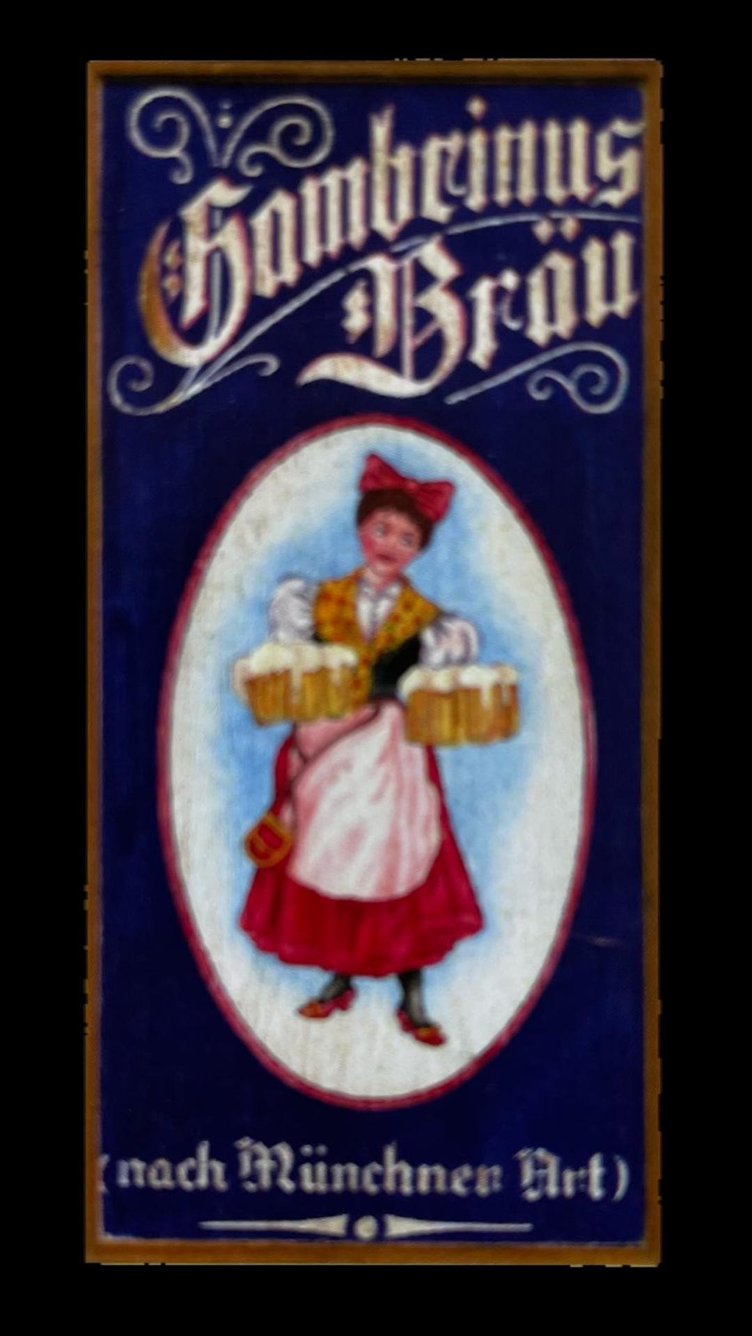 Nostalgia Wooden Sign Gambrinus Brewery Beer Alcohol Barrel Sign - Etsy