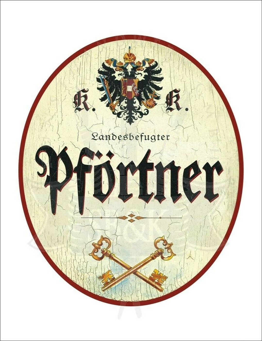 Kuk Nostalgia Wooden Sign - State Authorized Gatekeeper - Key Th - Etsy