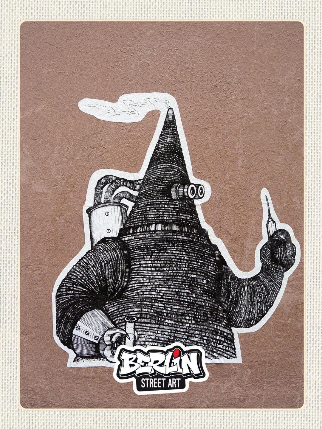 Sign Berlin Street Art Graffiti Tychon Zyphos D 12x18 20x30 30x40 Sheet ...