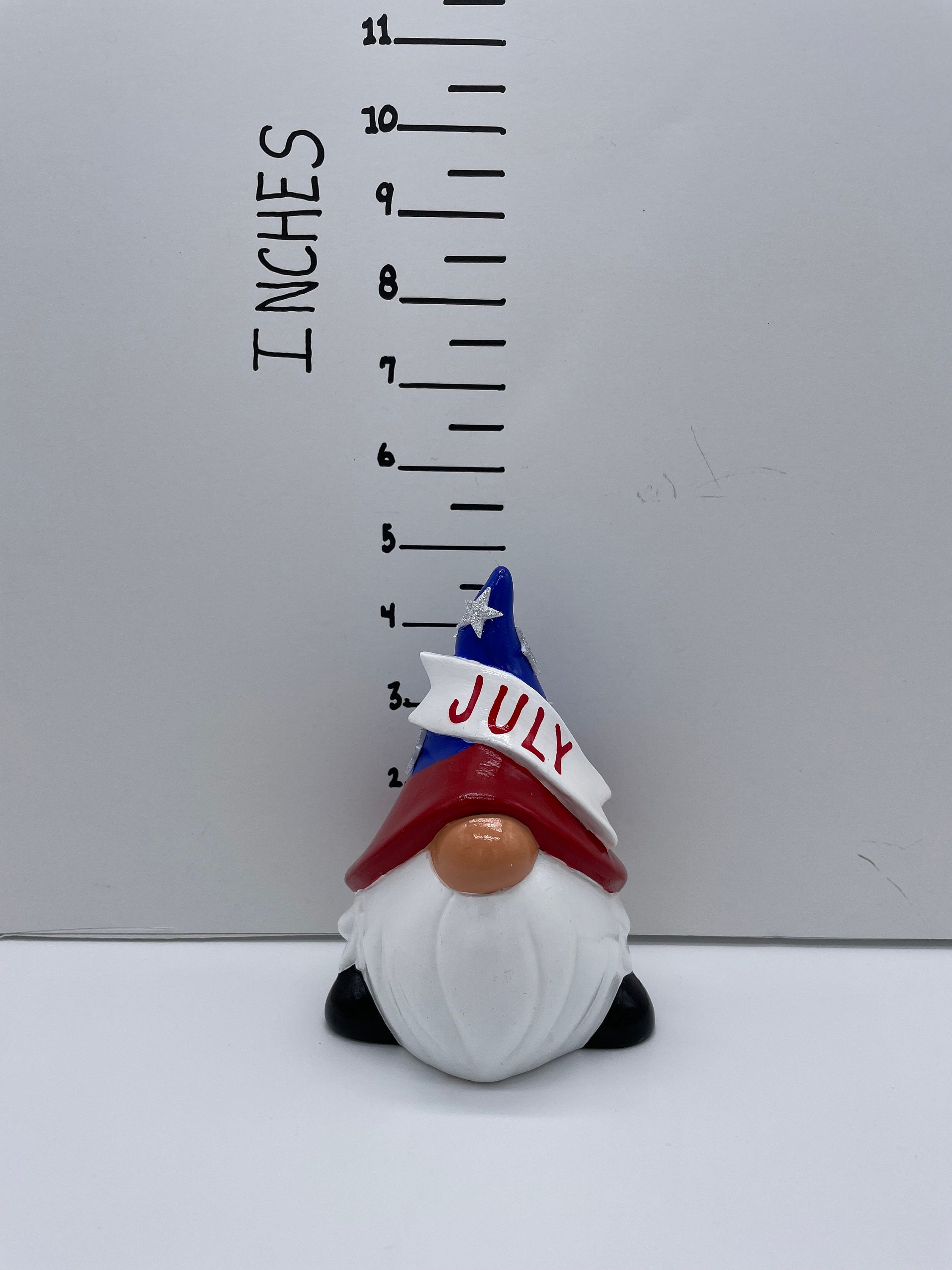 July Birthday Garden Gnome, July Birth Month Gnome Gift, Gift for ...