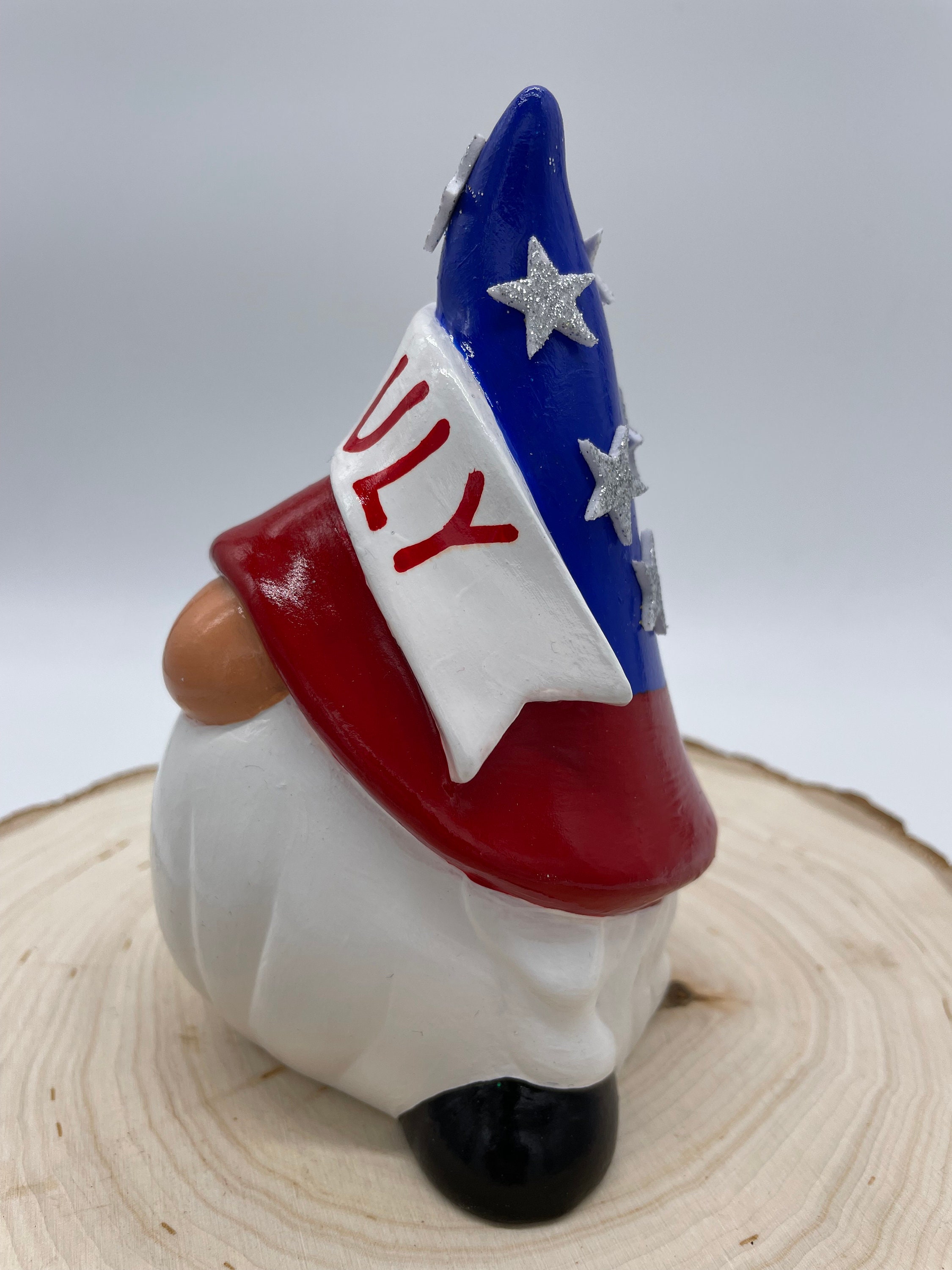 July Birthday Garden Gnome, July Birth Month Gnome Gift, Gift for ...