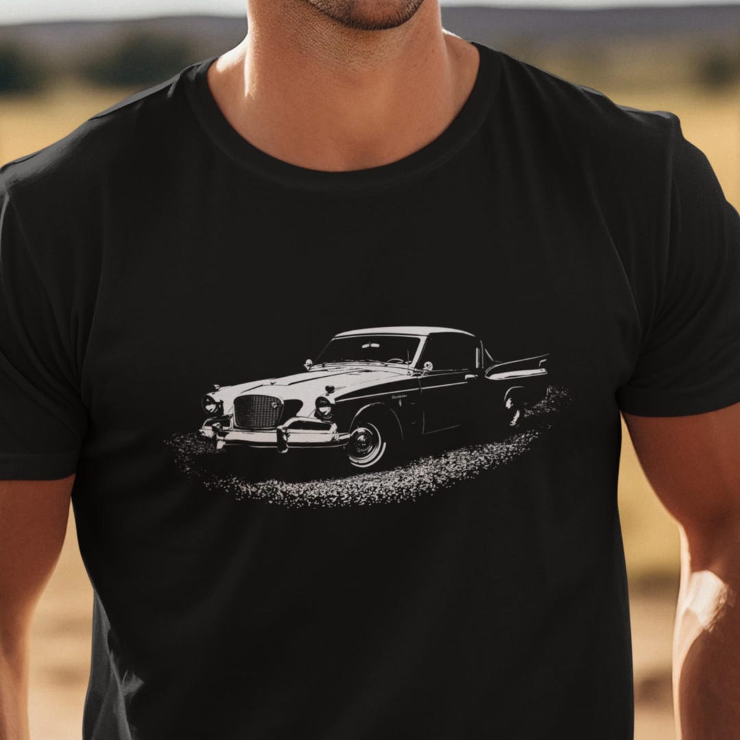 Classic Car Shirt Featuring a 57 Studebaker Golden Hawk, 1957 Stude - Etsy