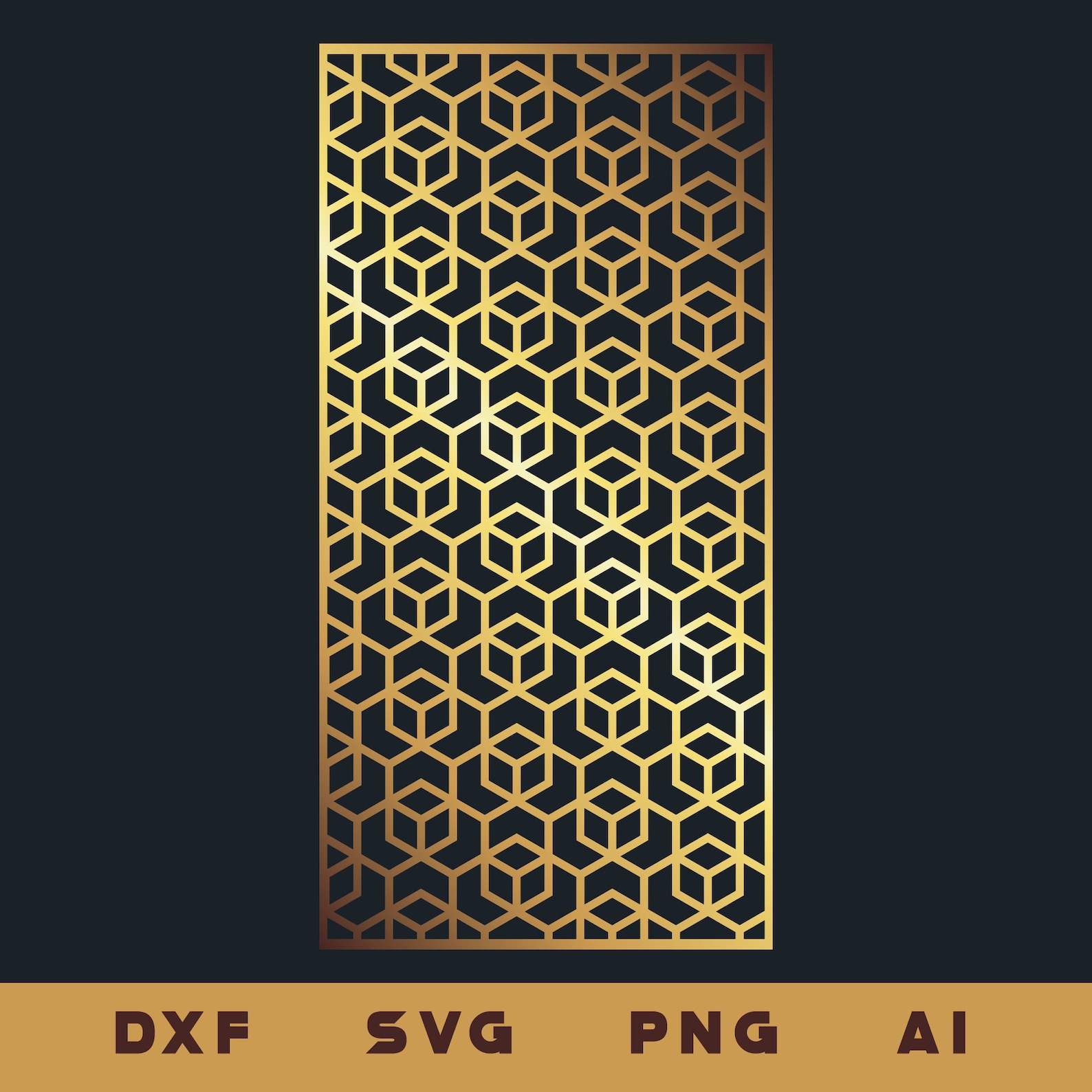 Hexagon Pattern Room Divider Kit | Hexagram Geometric Wall Panel ...