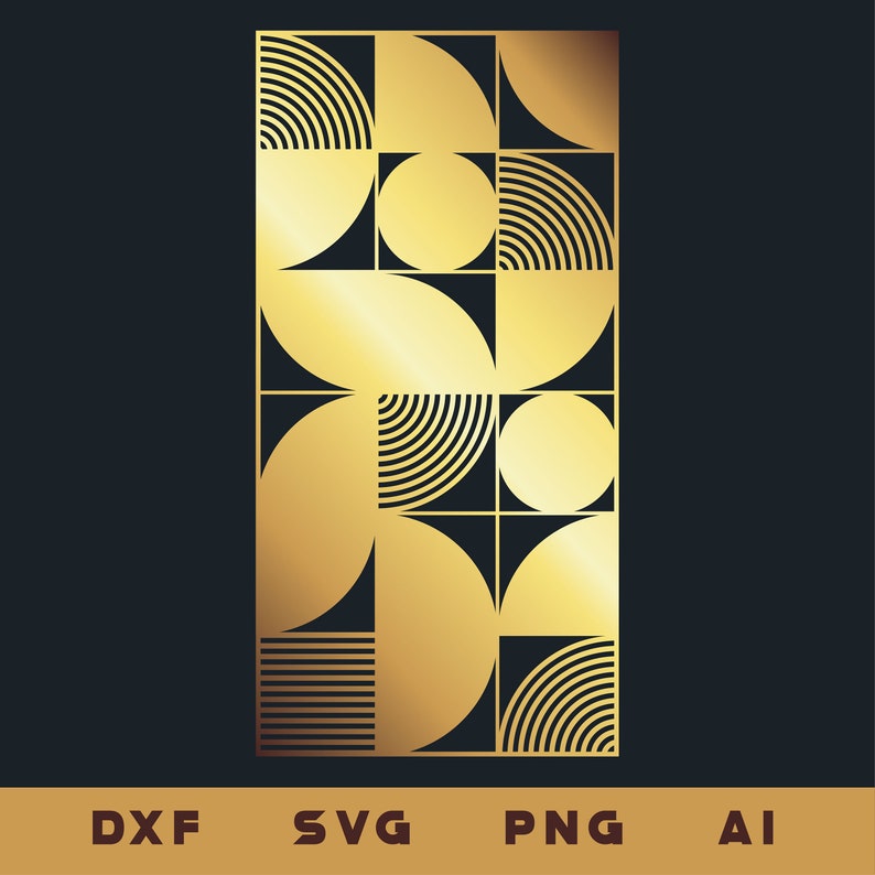 Bauhaus Room Divider Bundle | Semi Circle Geometric Wall Panel Set ...