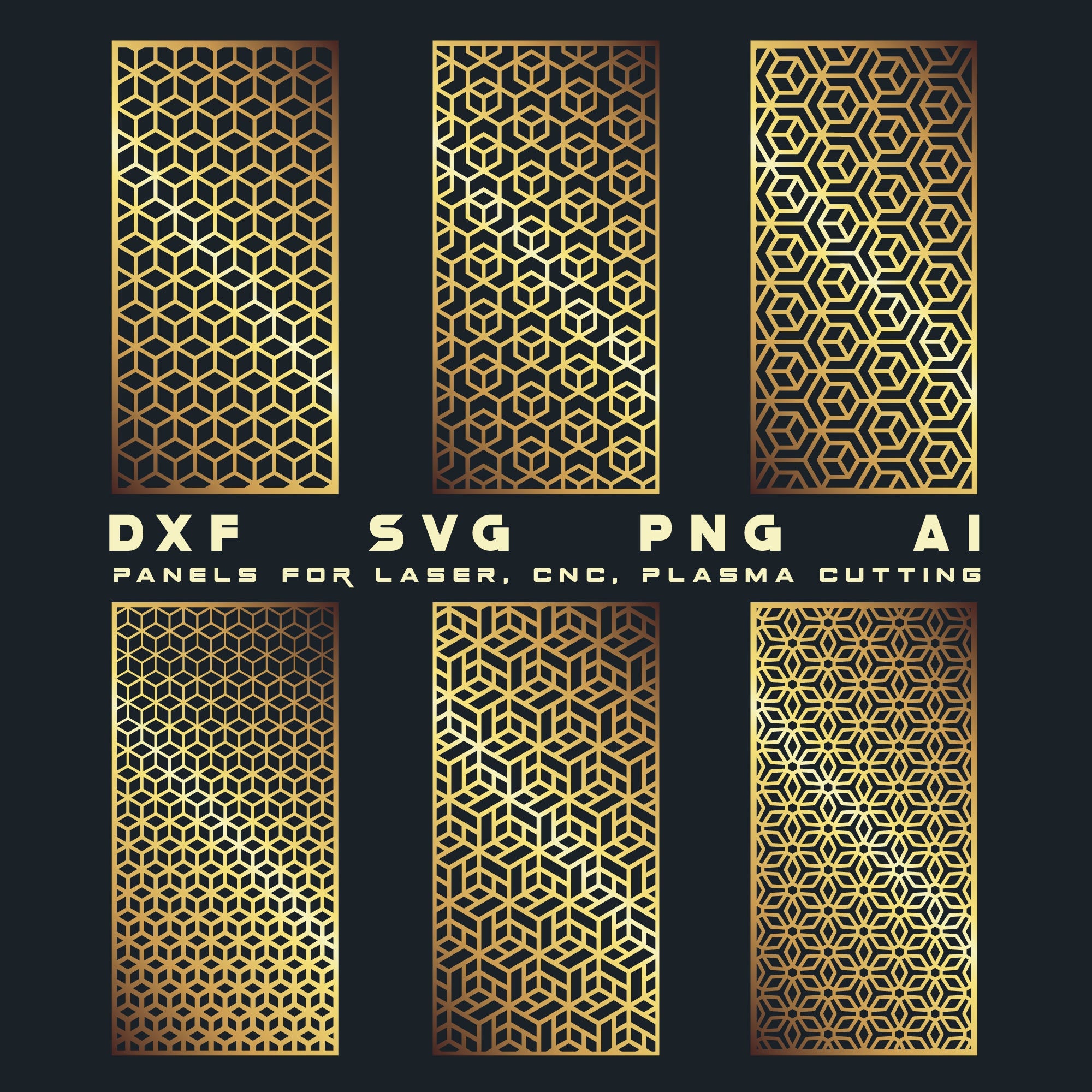 Hexagon Pattern Room Divider Kit | Hexagram Geometric Wall Panel ...