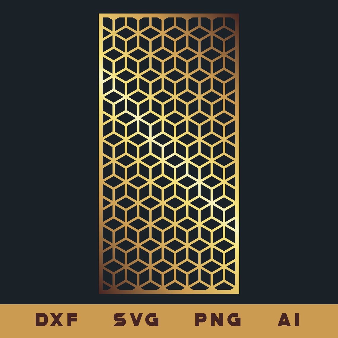 Hexagon Pattern Room Divider Kit | Hexagram Geometric Wall Panel ...