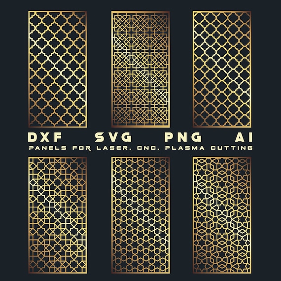 Islamic Pattern Room Divider Bundle Islamic Geometric Wall - Etsy