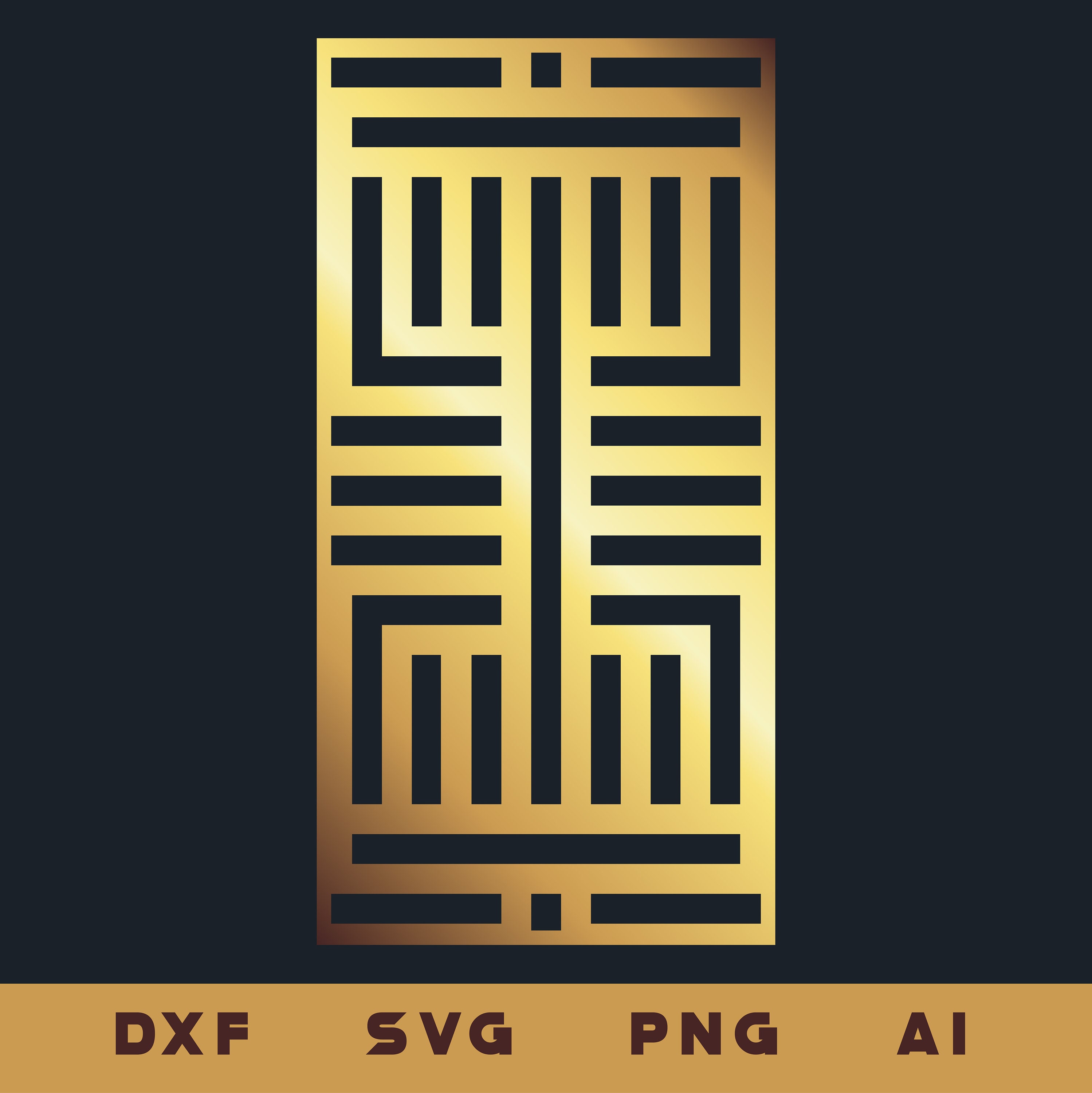 Optical Illusion Pattern Room Divider Set | Geometric Wall Panel ...