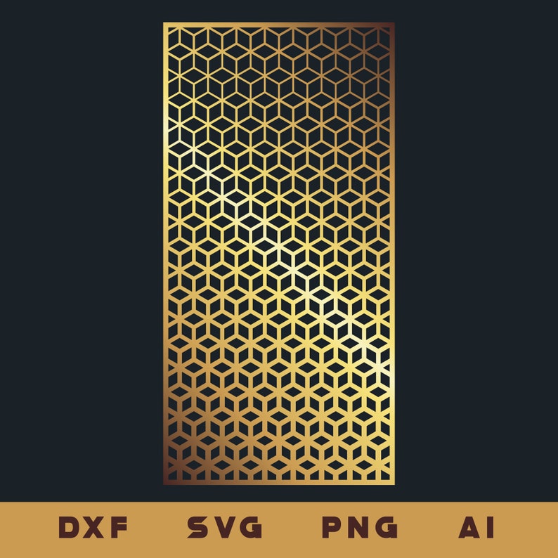 Hexagon Pattern Room Divider Kit | Hexagram Geometric Wall Panel ...