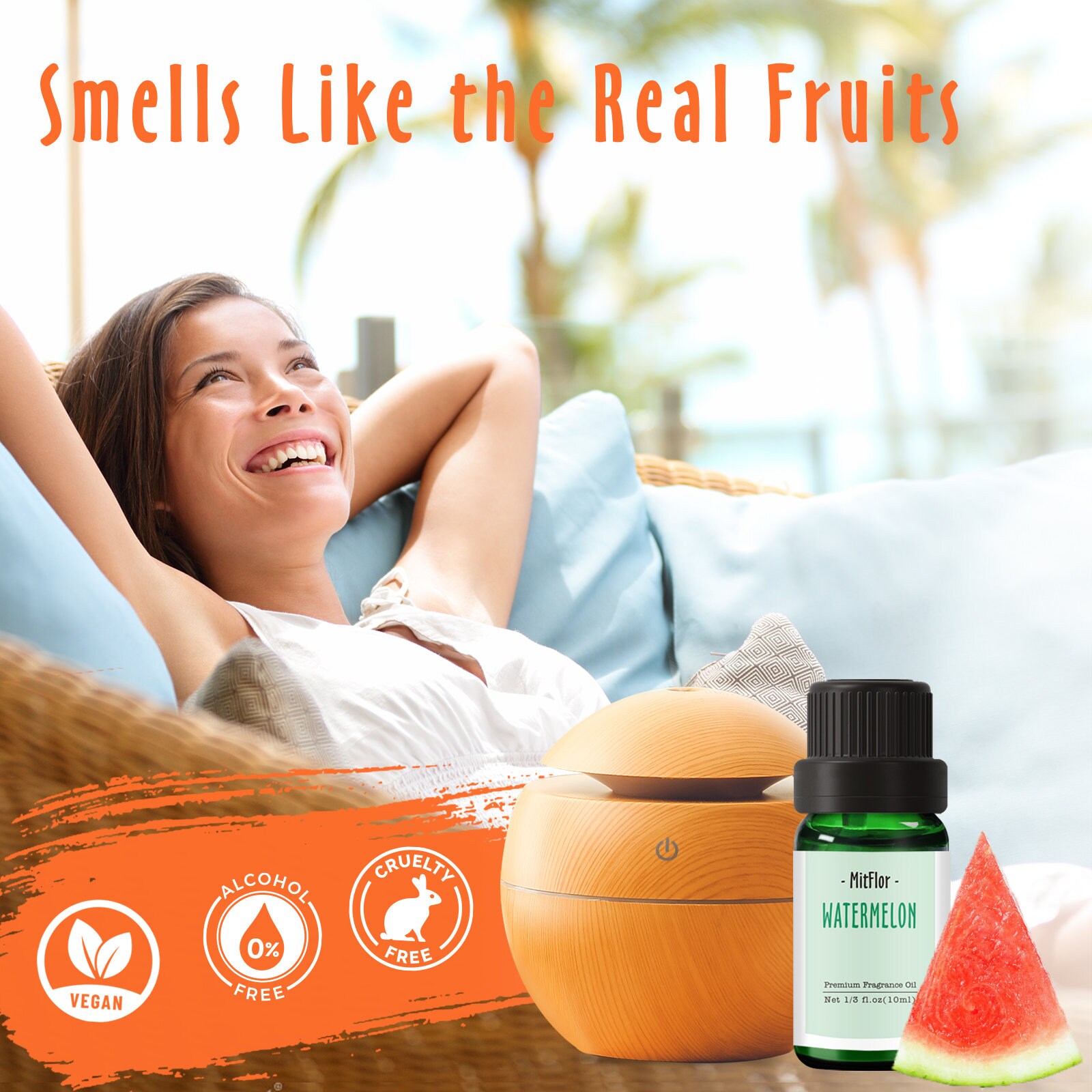 Mitflor Premium Fruit Fragrance Oils Set, Fruity Scents for Soap ...