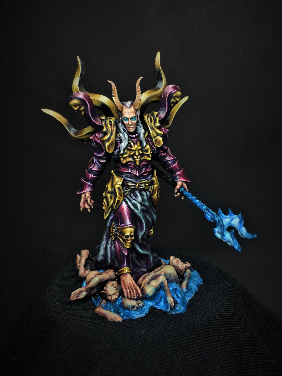 Painted Miniature - Death Knight Lich for Dungeons and Dragons and ...