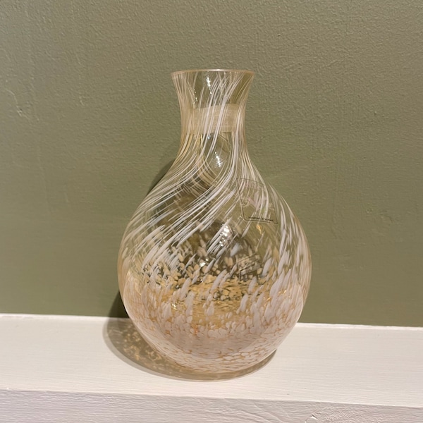 Caithness Glass Vase - Etsy UK