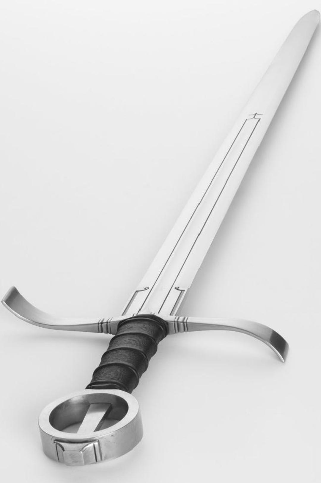 Hand-forged Medieval Longsword With Leather Scabbard | Battle Ready ...