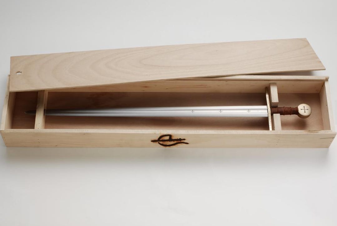 Hand-forged Longsword With Leather Scabbard | Battle Ready Full Tang ...