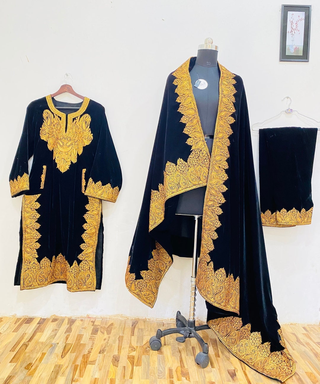 Kashmiri Tilla Suit, Kashmiri Suit, Kashmiri Party Wear Suit, Party ...