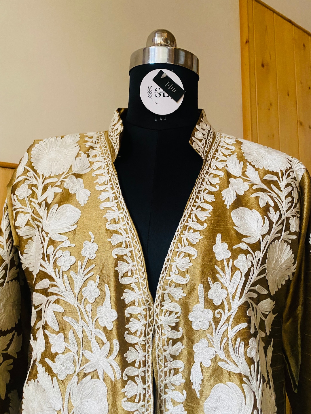 Kashmiri Coat, Kashmiri Jacket, Kashmiri Ari Jacket, Heavy Embroidered ...