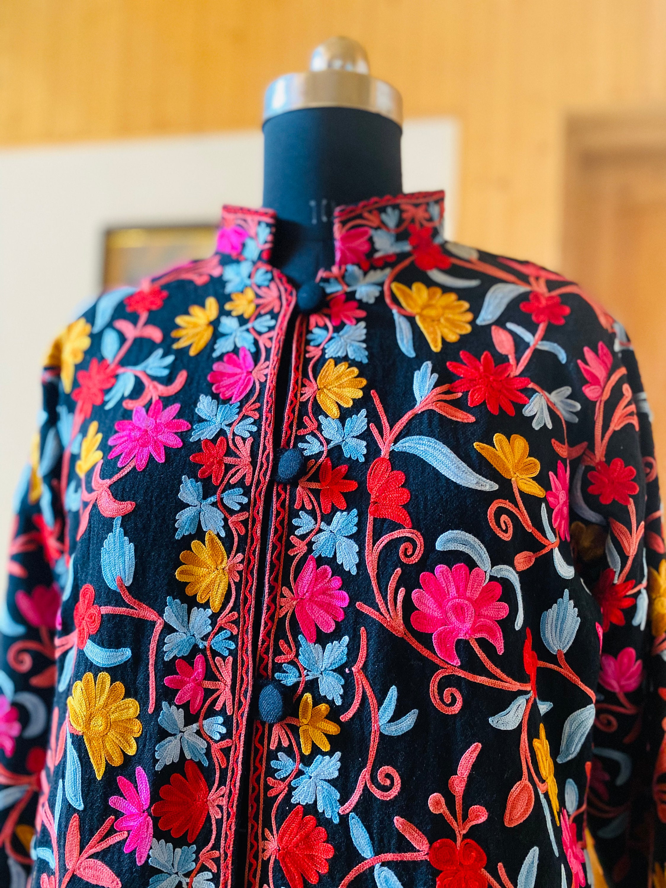 Long Kashmiri Jacket , Kashmiri Jacket , Cashmere Coat , Kashmiri Coat ...