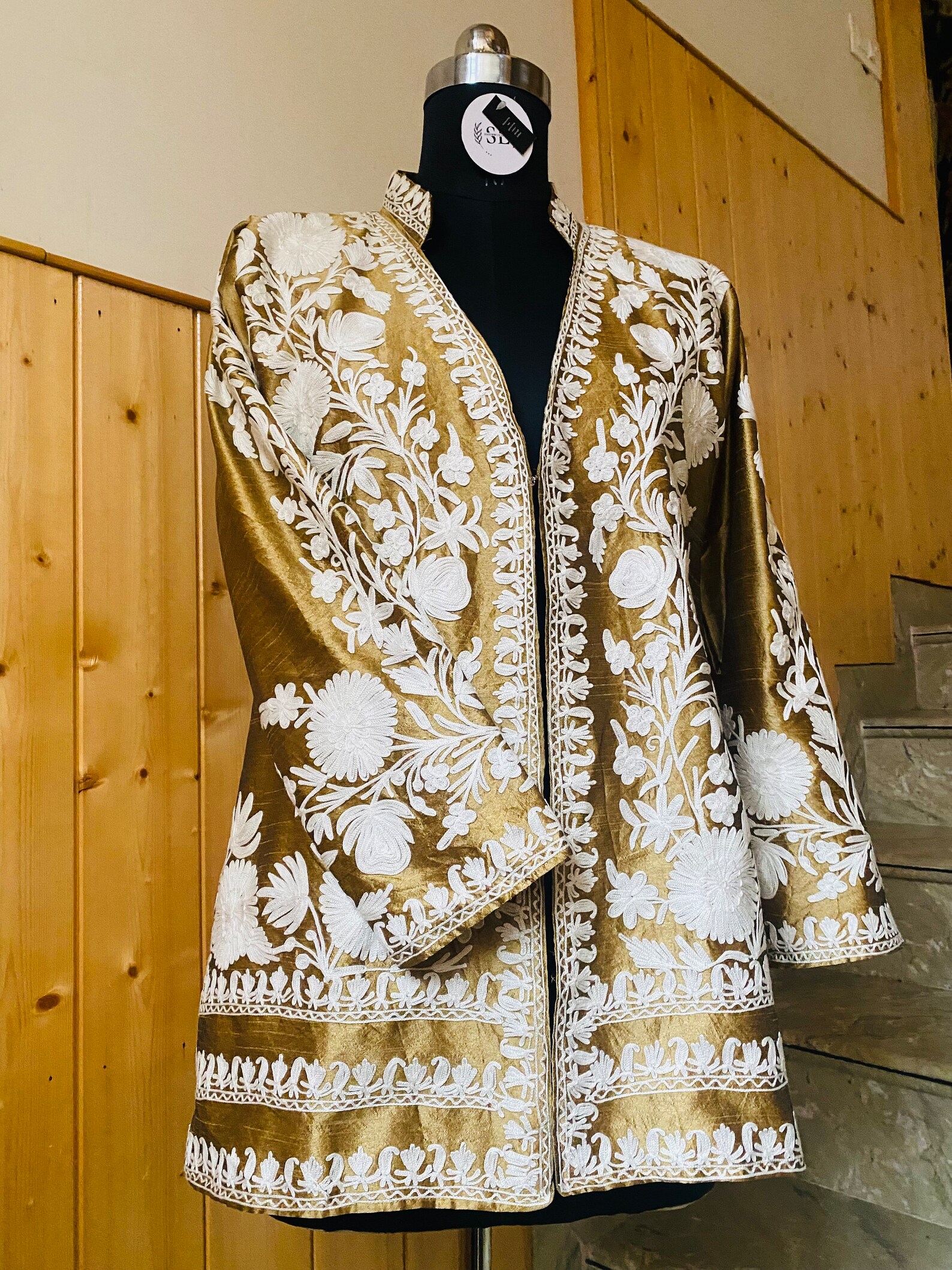 Kashmiri Coat, Kashmiri Jacket, Kashmiri Ari Jacket, Heavy Embroidered ...