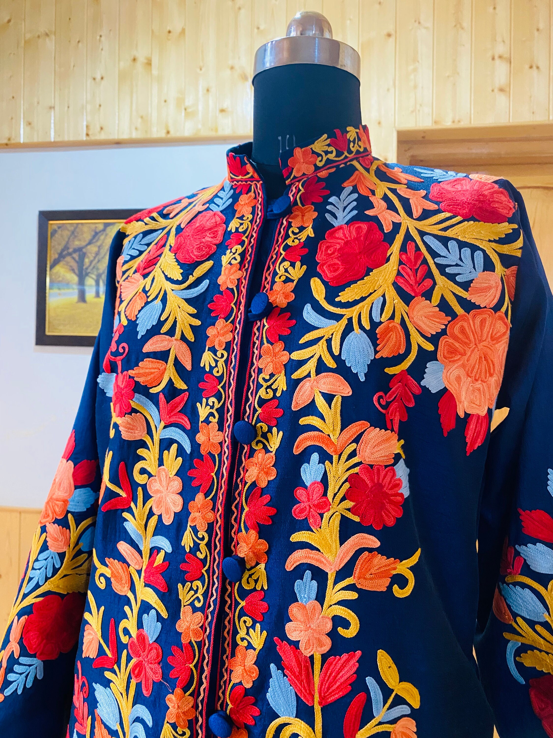 Long Kashmiri Jacket Kashmiri Jacket Cashmere Coat - Etsy