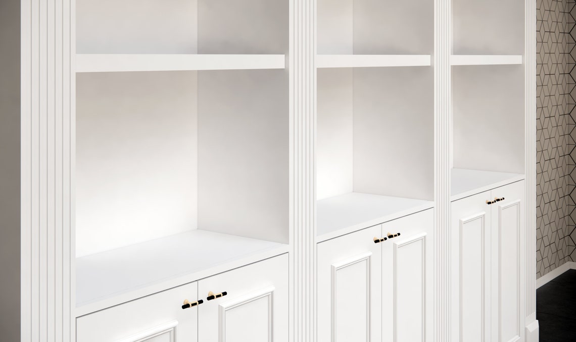 Customised Triple Bookcase/bookshelf With LED Lights - Etsy