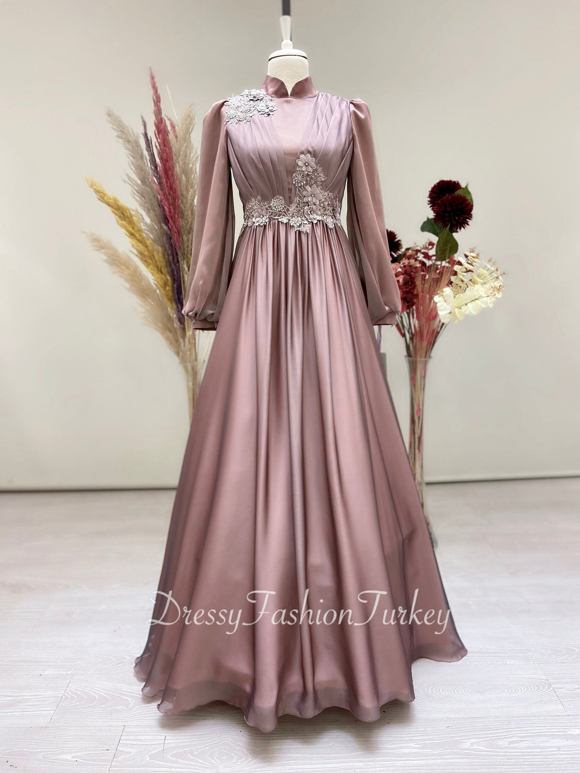 Muslim Wedding Dress Modest Prom Dress Muslim Evening Gown - Etsy