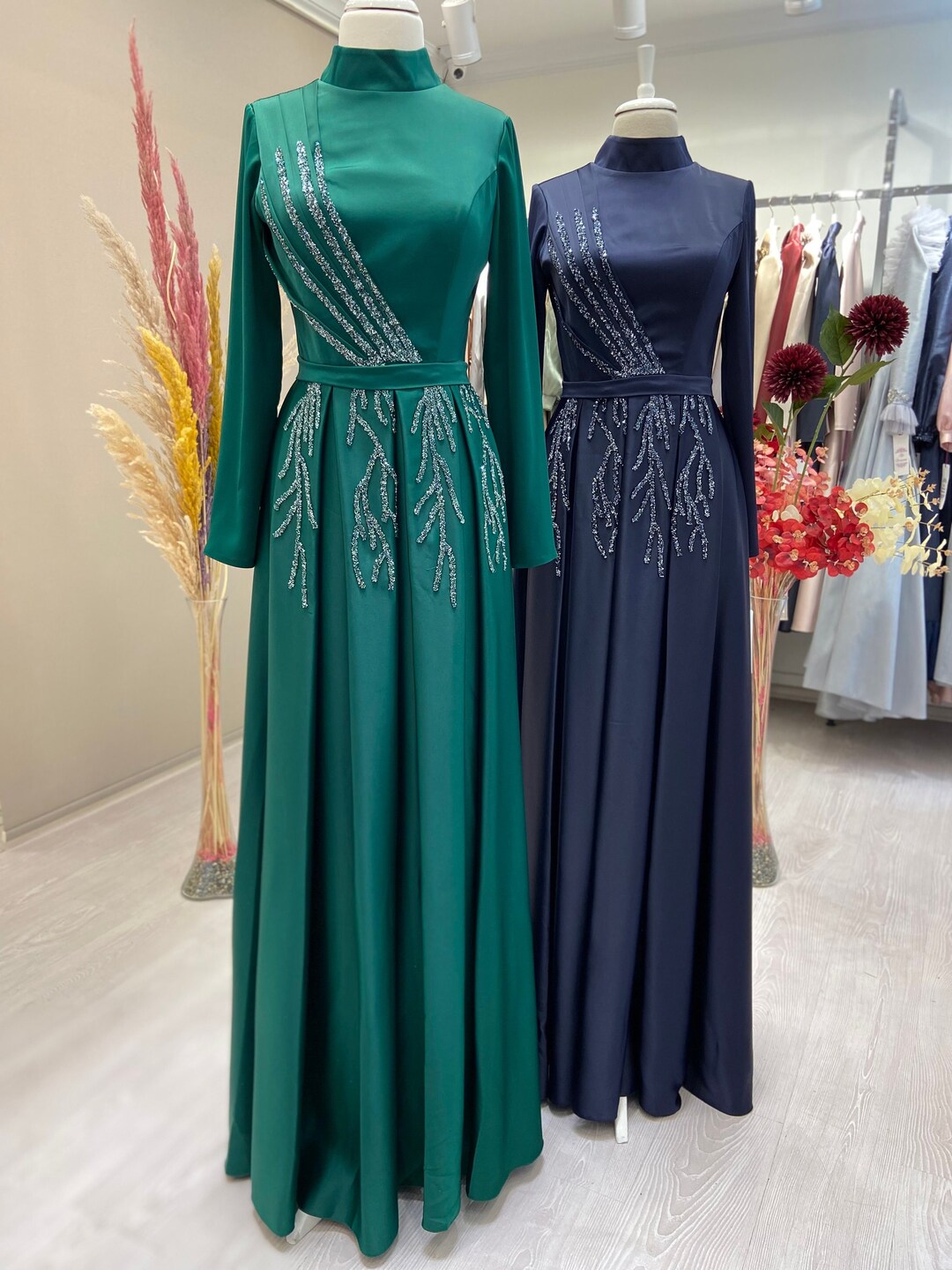 Muslim Dress Modest Prom Dress Islamic Fashion Custom Made - Etsy