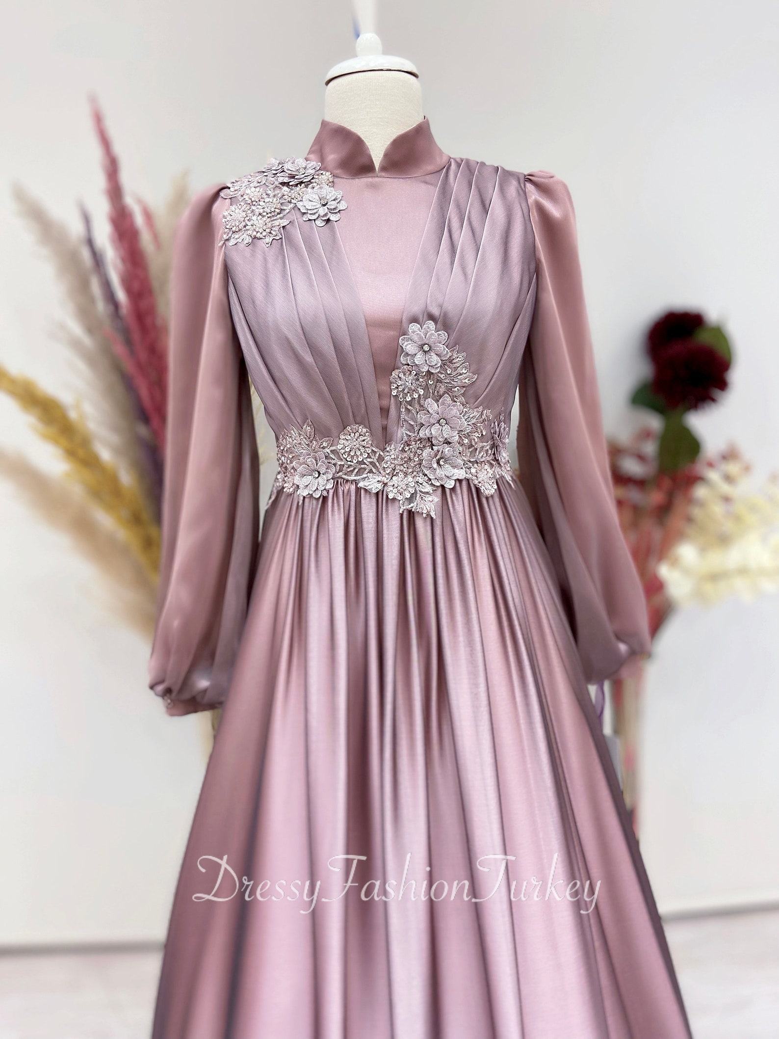 Muslim Wedding Dress Modest Prom Dress Muslim Evening Gown - Etsy