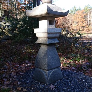 Handmade Japanese "zen Garden Style" Solid Granite Stone Lantern - Etsy