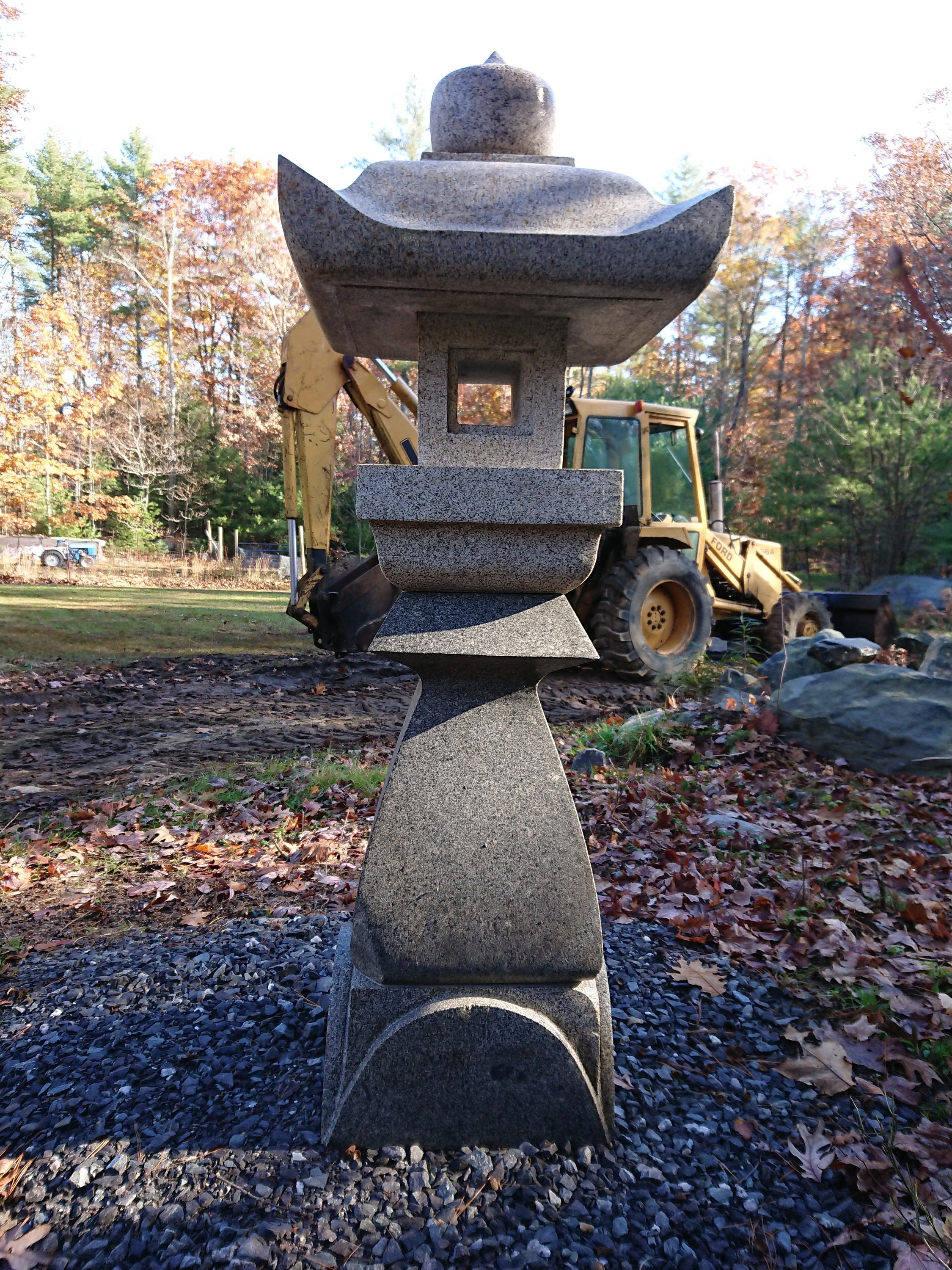 Handmade Japanese "zen Garden Style" Solid Granite Stone Lantern - Etsy