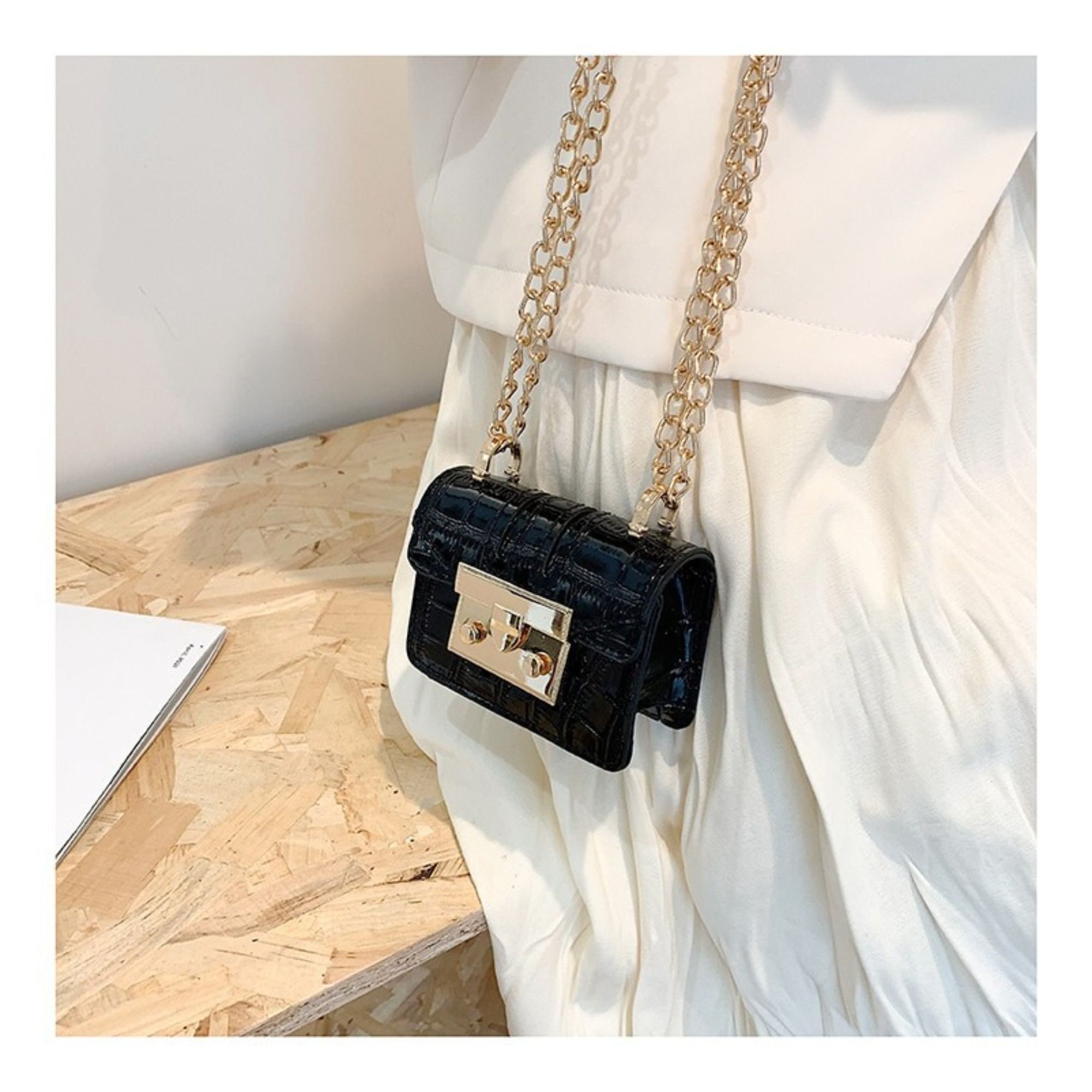 Super Mini Crossbody Bag, Mini Chain Bag, Female Chain Bag, Super Small ...