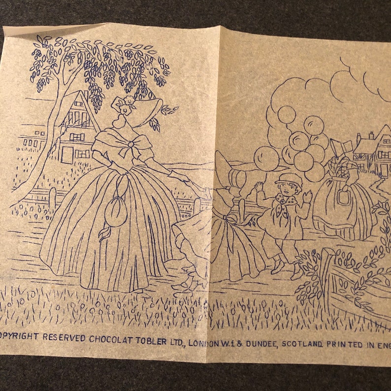 Vintage Embroidery Transfers (small) Set B - Etsy UK