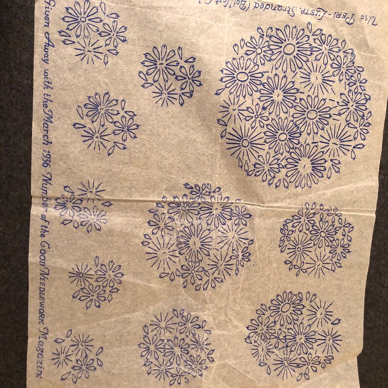 Vintage Embroidery Transfers (small) Set B - Etsy UK