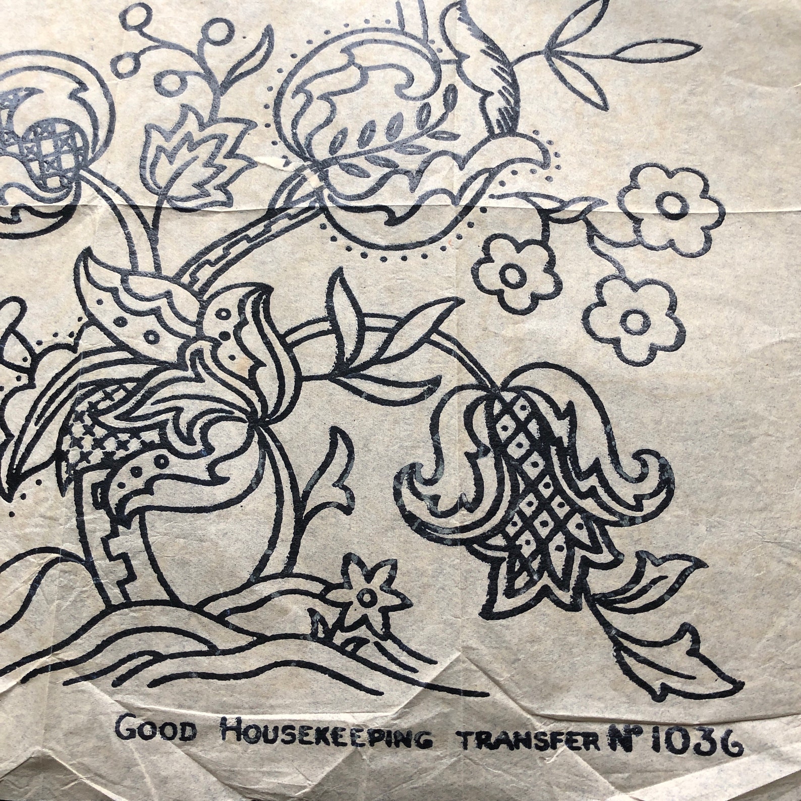 Vintage Embroidery Transfers (medium) - Etsy UK