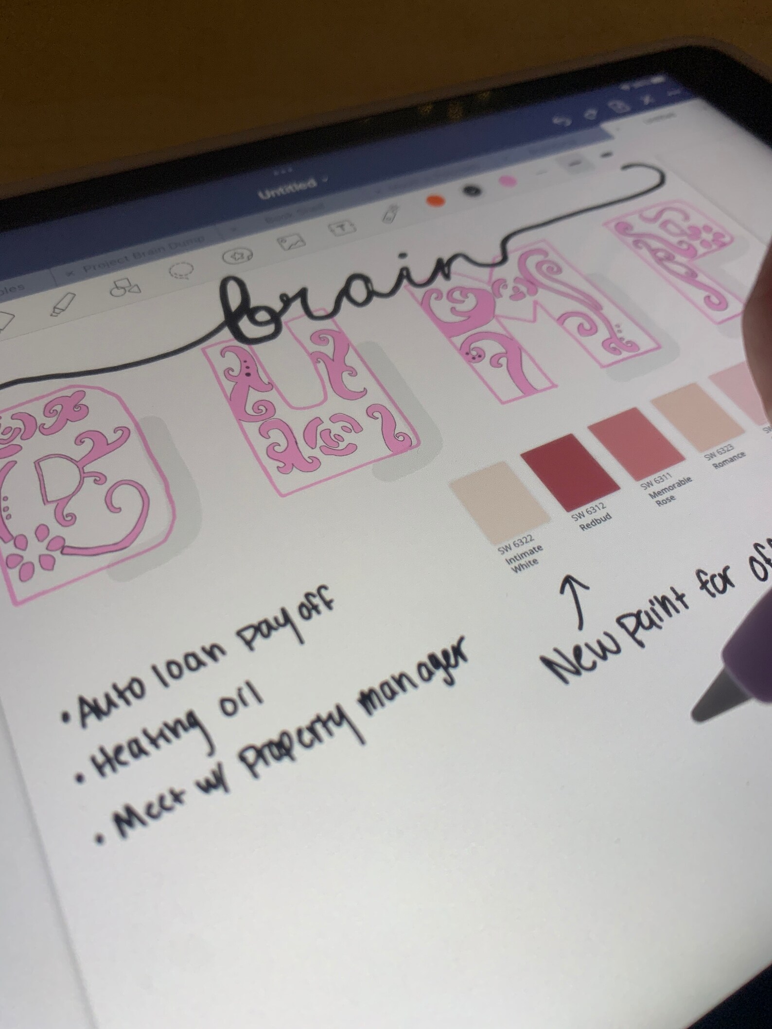 Brain Dump Template/printable for Digital Planning iPad Goodnotes Pdf ...