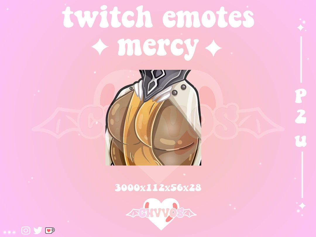Mercy Booty Twitch Emote Thick Booty Overwatch Discord Emote Youtube