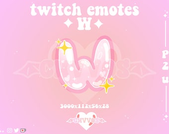 Twitch Emote BIG W - Etsy