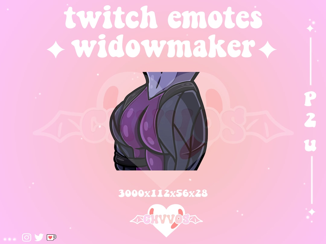 Widowmaker Booty Twitch Emote Thicc Booty Overwatch Discord Emote