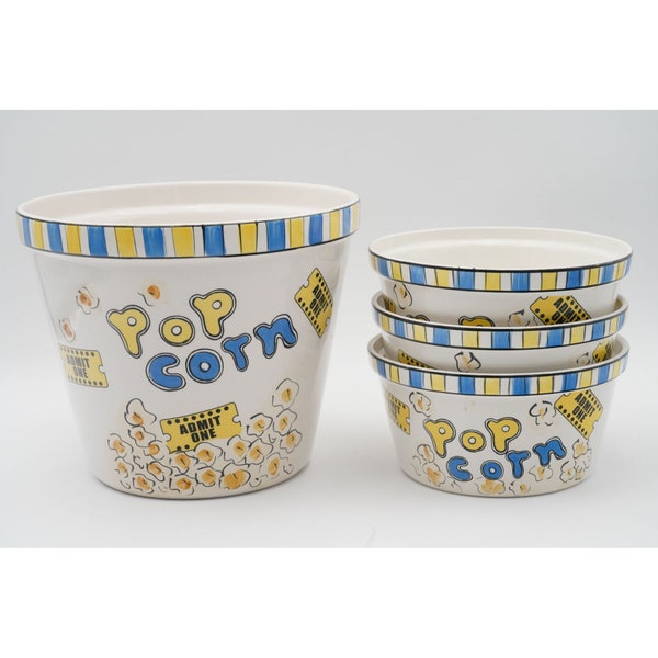 Ceramic Popcorn Bowls - Etsy