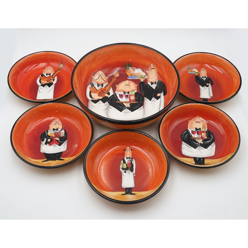 Colorful Pasta Bowl Sets - Etsy