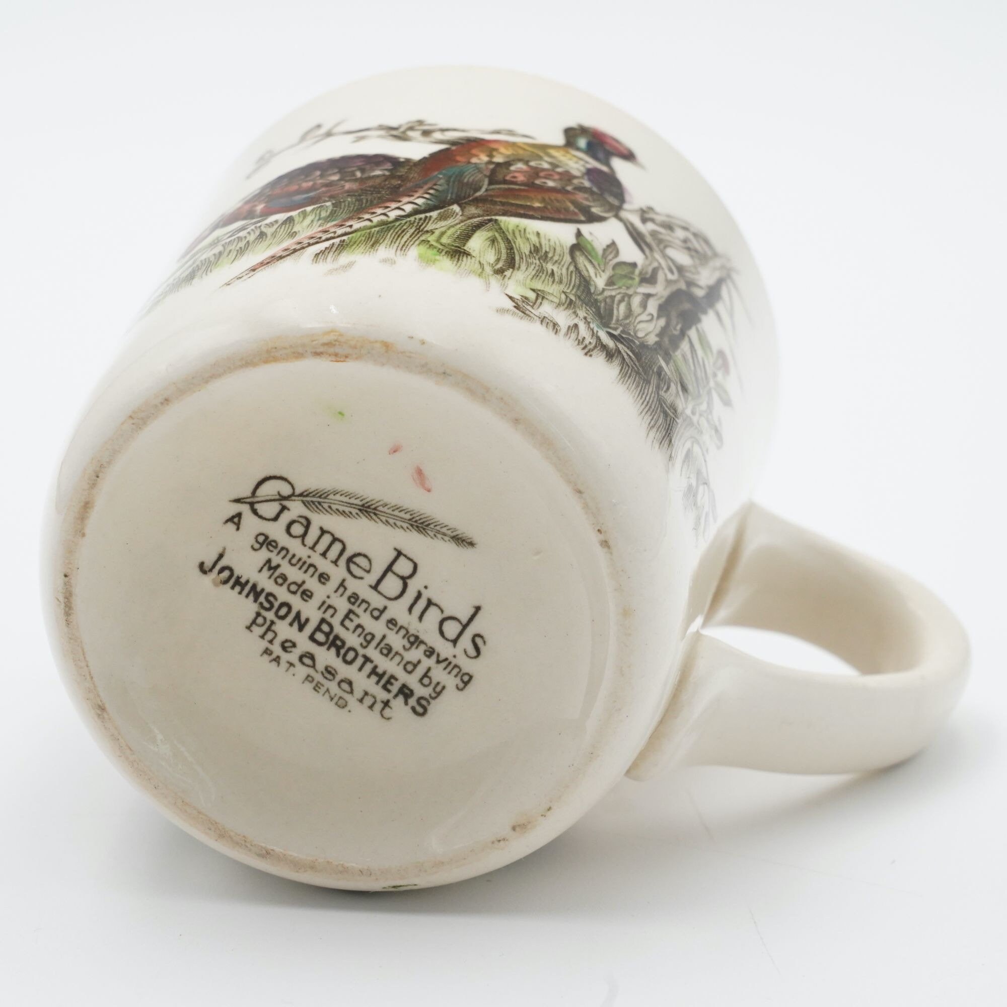 Vintage Johnson Brothers Game Birds Pheasant Mug Made in England - Etsy