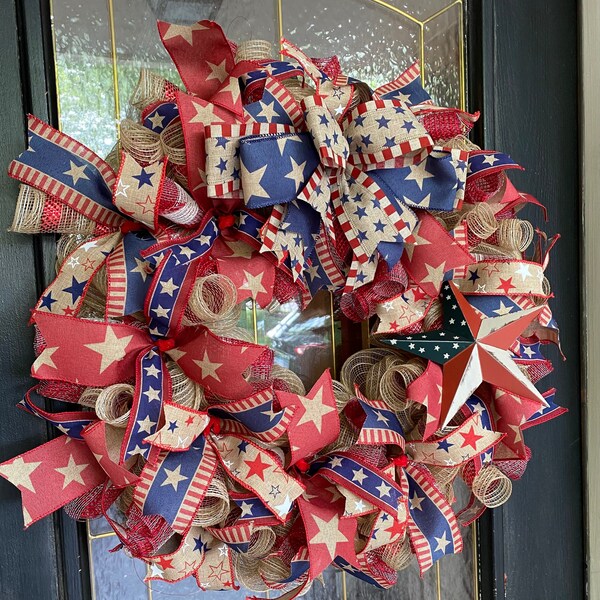 Americana Wreath - Etsy