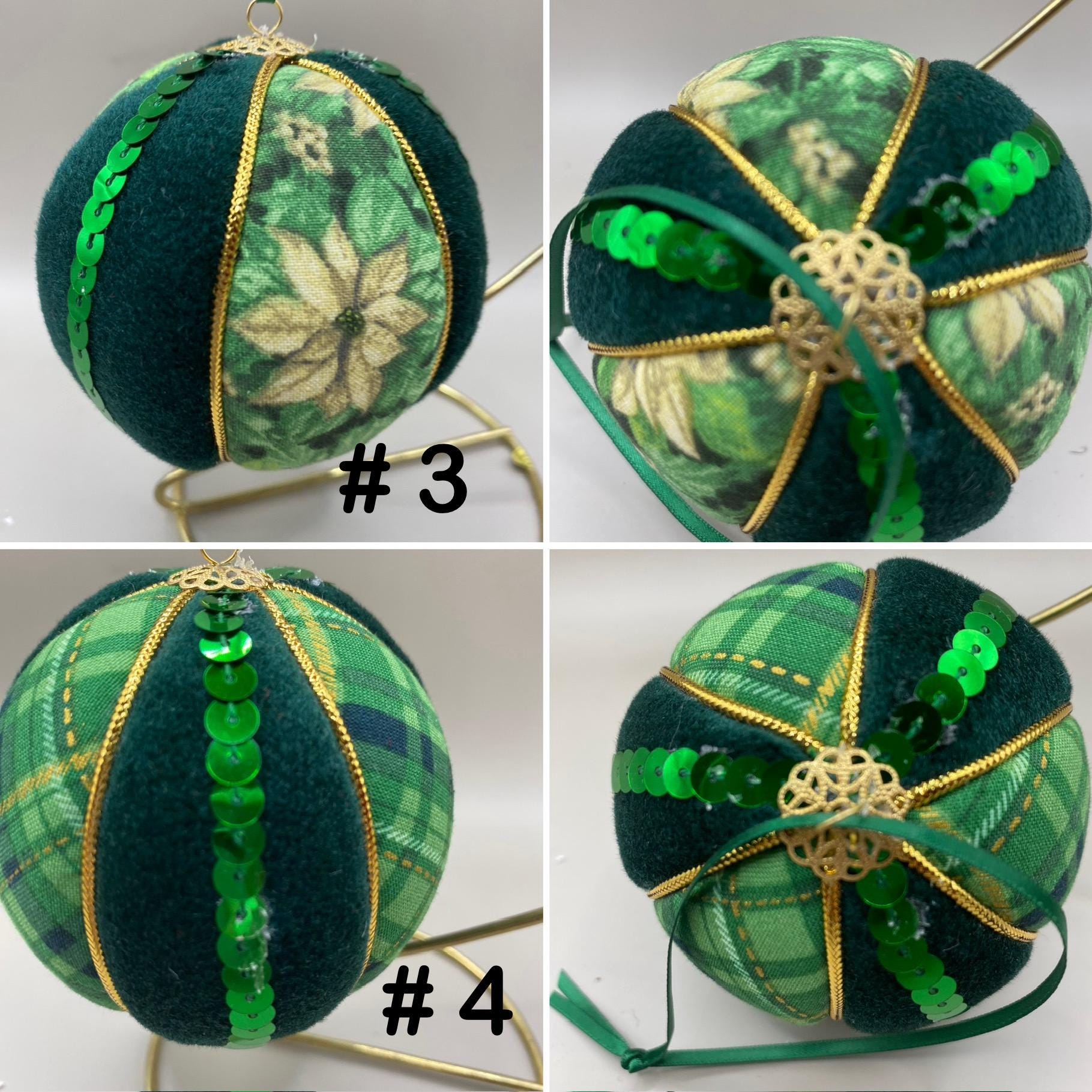 Kimekomi Christmas Ornaments, Kimekomi Handballs, Fabric Ornament ...